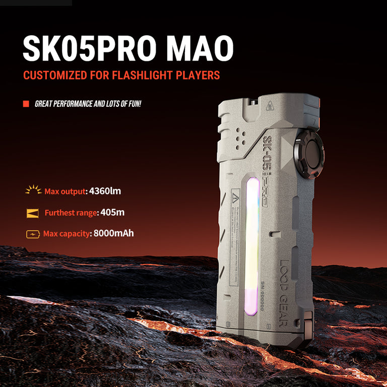 LOOP GEAR SK05 Pro MAO Flat LED Flashlight – LOOPGEAR
