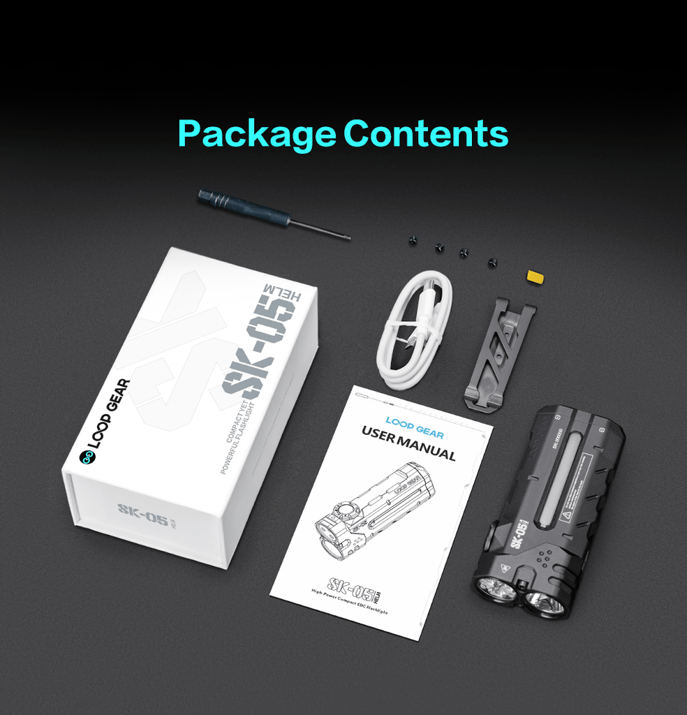 LOOP GEAR SK05 Flat LED Flashlight – LOOPGEAR