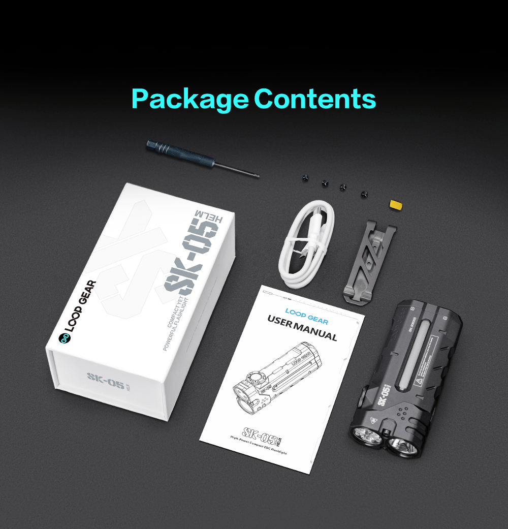 LOOP GEAR SK05 Flat LED Flashlight – LOOPGEAR